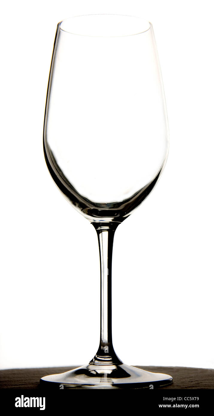empty wine glass Stock Photo - Alamy