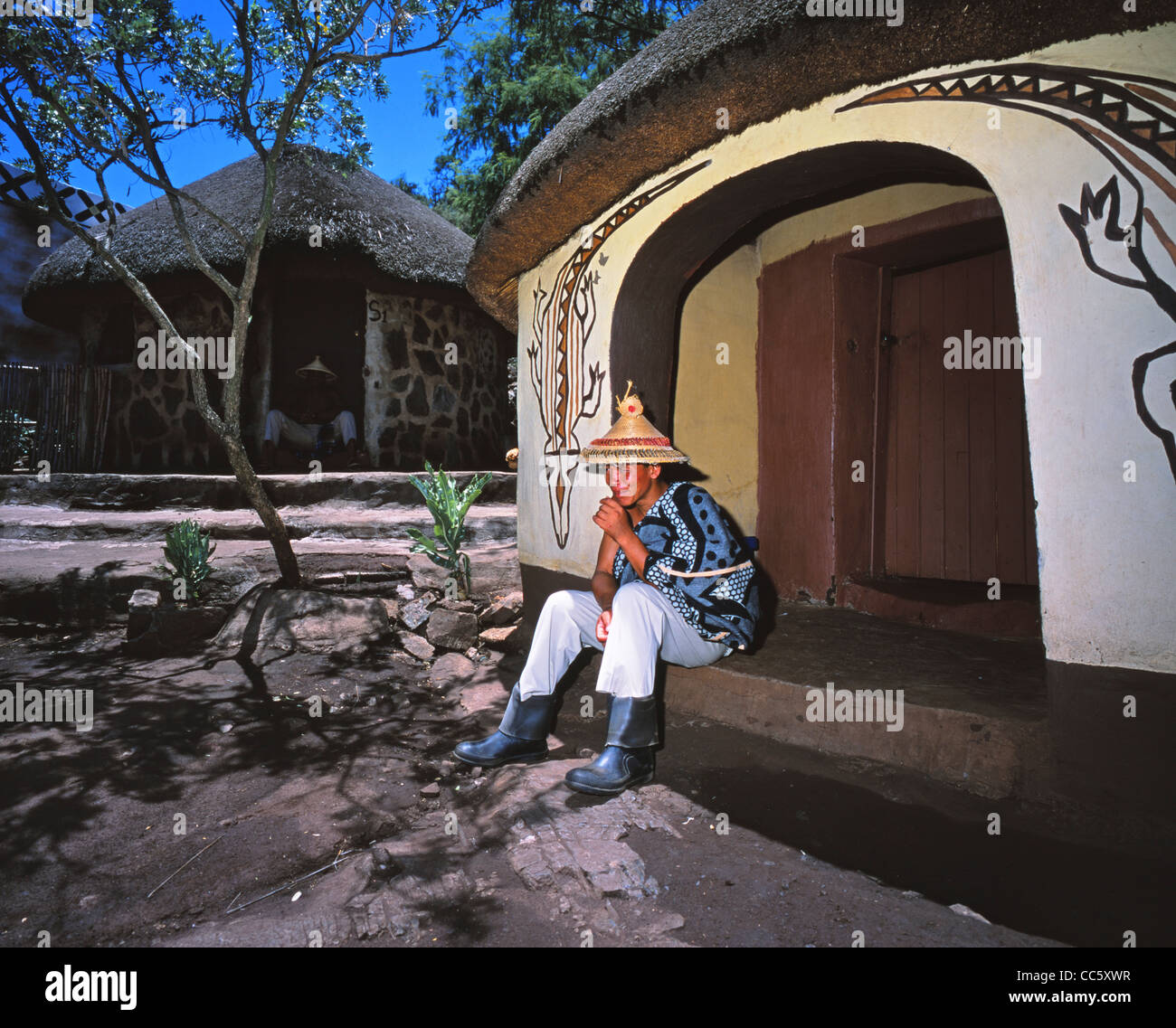 Basotho traditional hat hi-res stock photography and images - Alamy