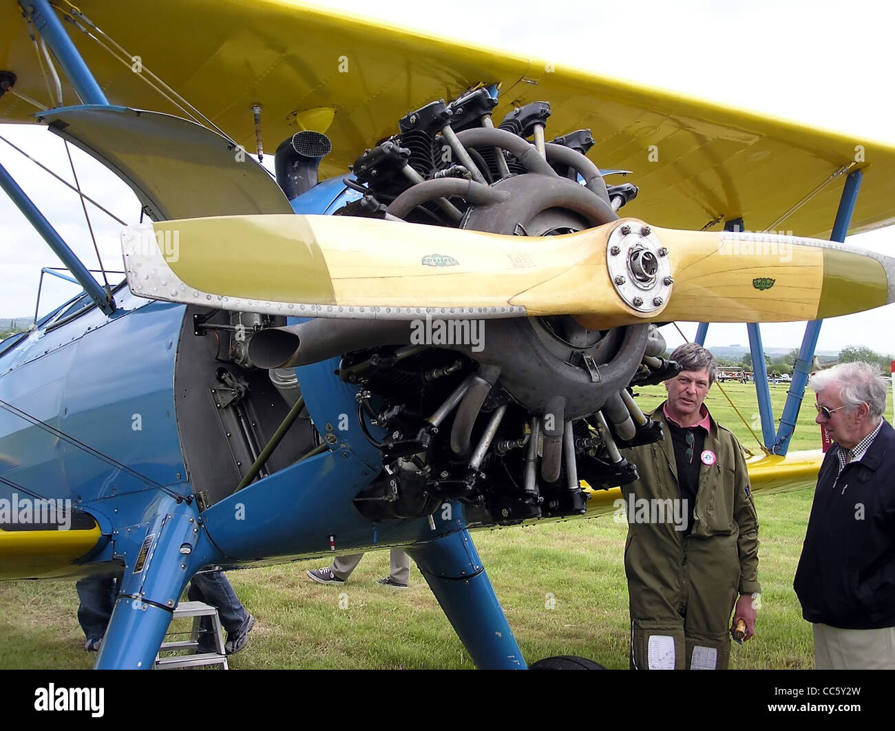 The Boeing Stearman E75 (PT-13D) Kaydet, with UK registration G-BSWC ...