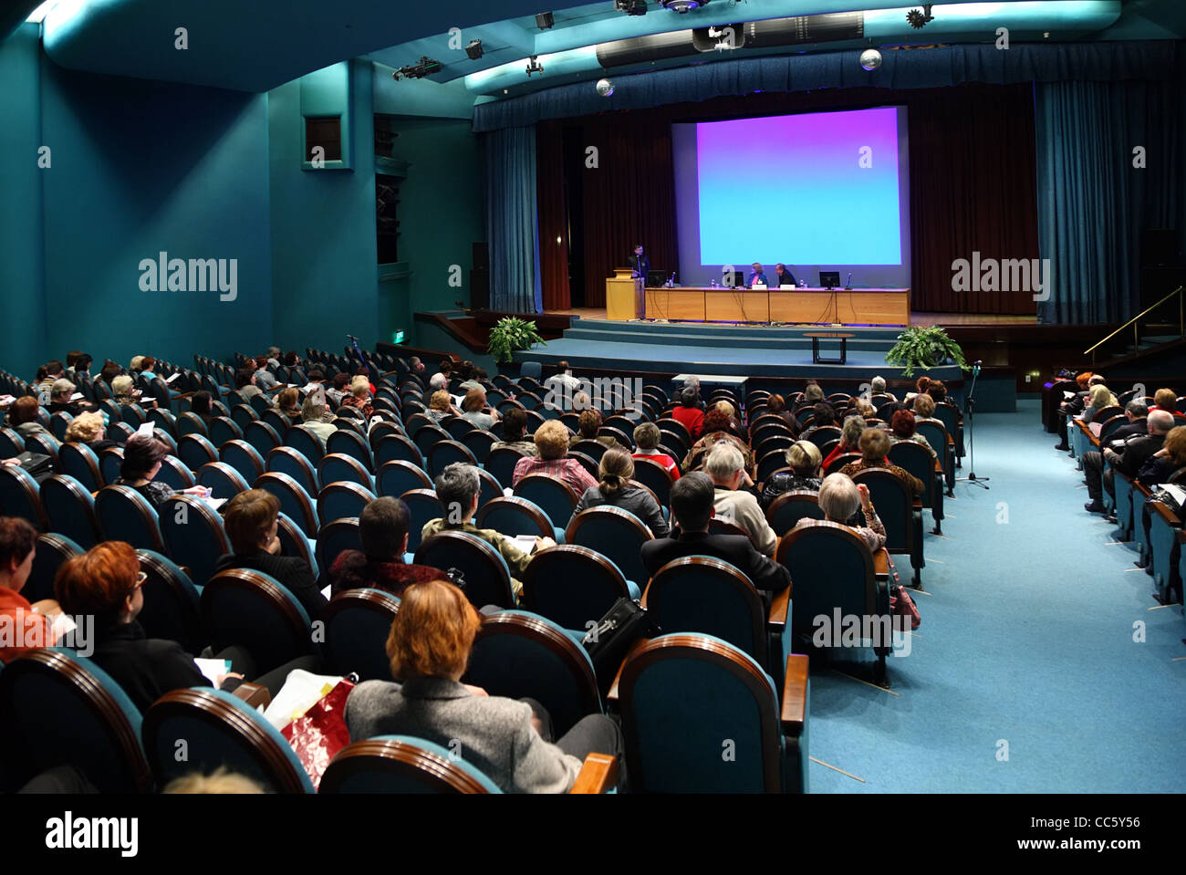 People on conference Stock Photo - Alamy
