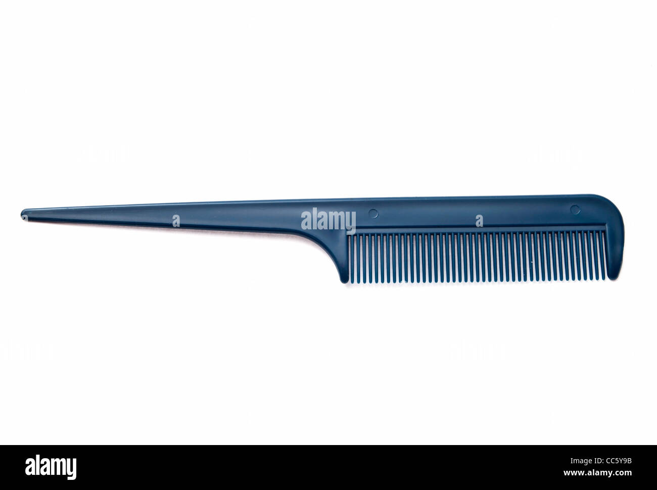 Blue comb isolated on white background Stock Photo - Alamy
