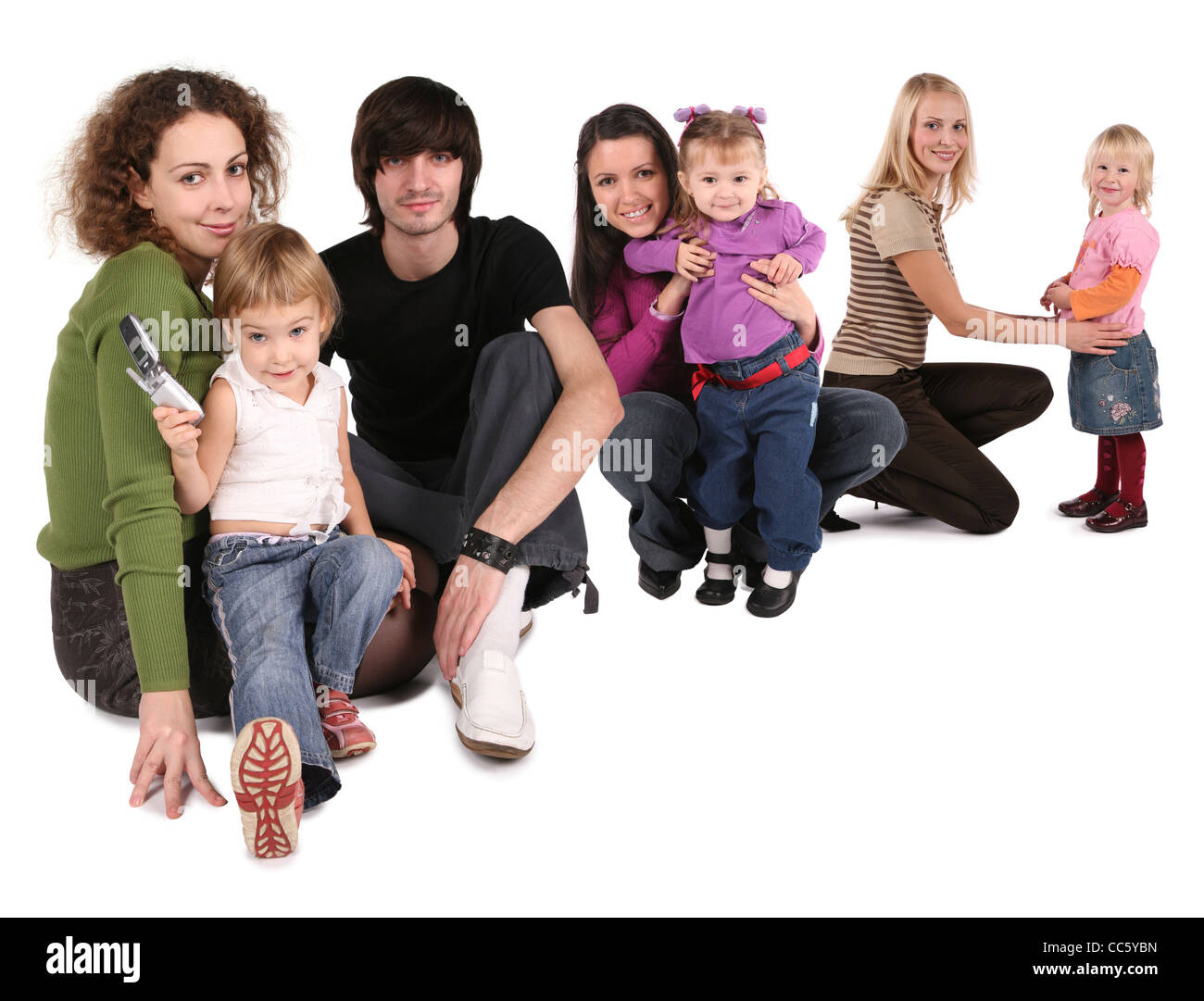 happy families collage Stock Photo - Alamy