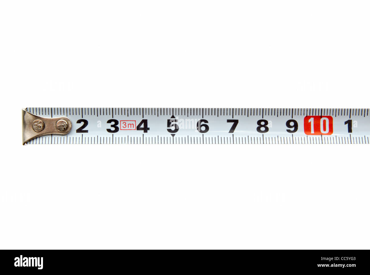 Tape measure isolated on white background Stock Photo - Alamy