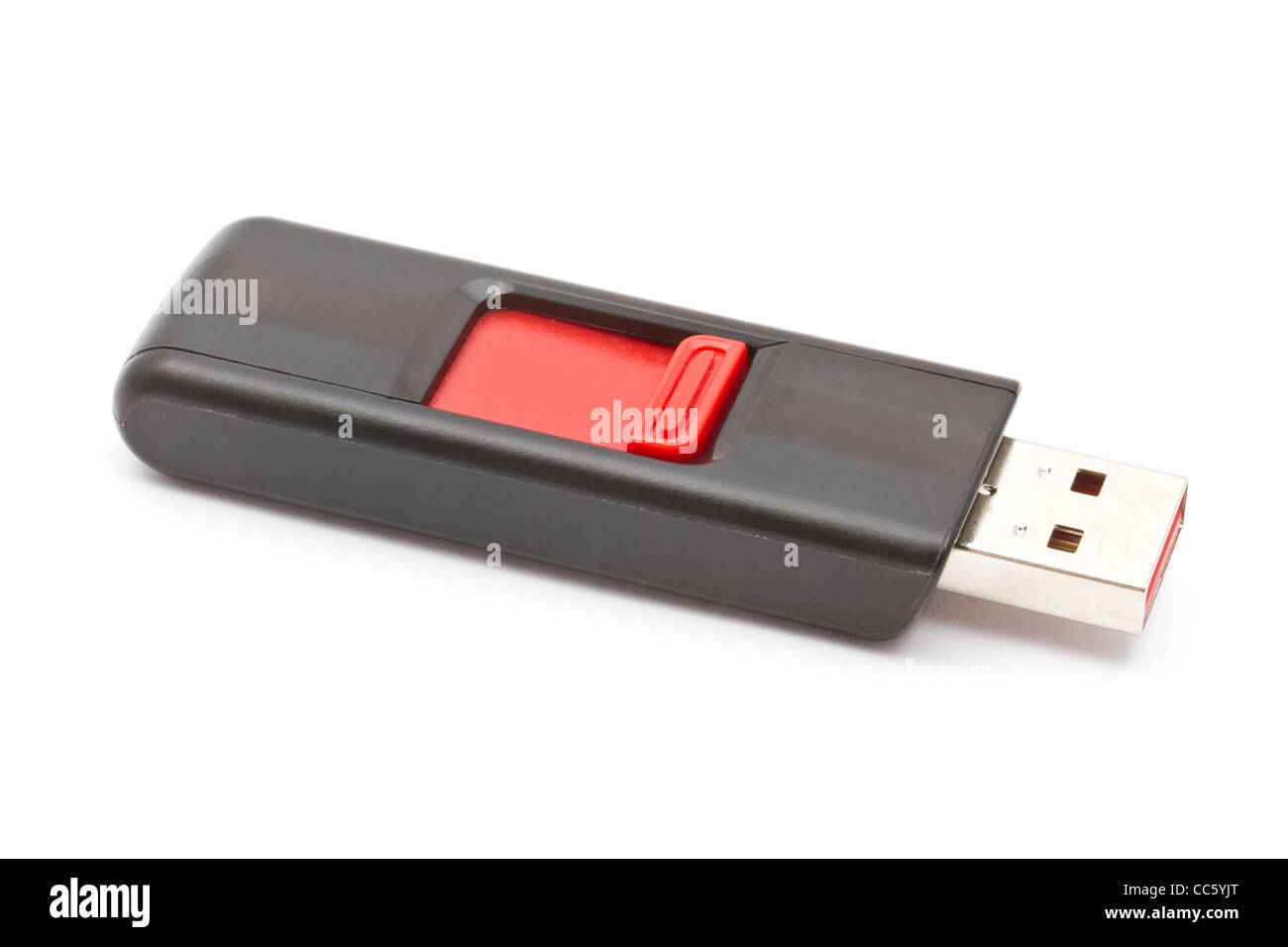 USB memory stick isolated on white background Stock Photo - Alamy
