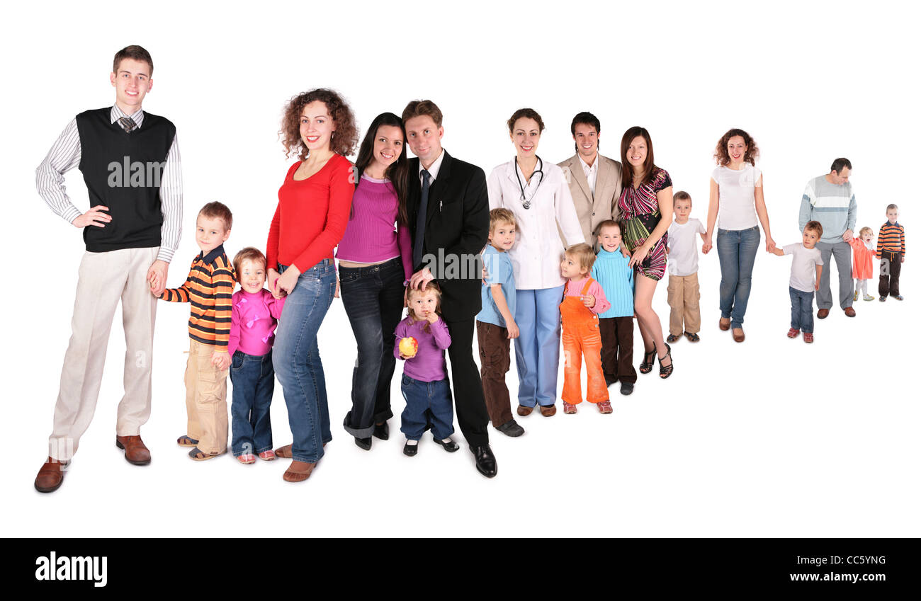 family row collage Stock Photo - Alamy