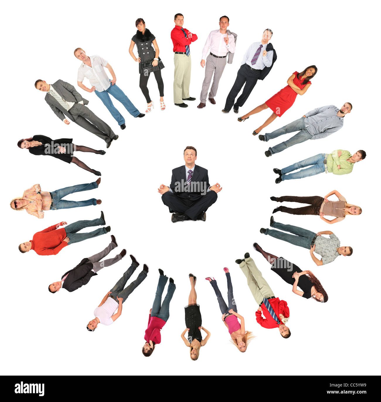 people ring collage Stock Photo - Alamy