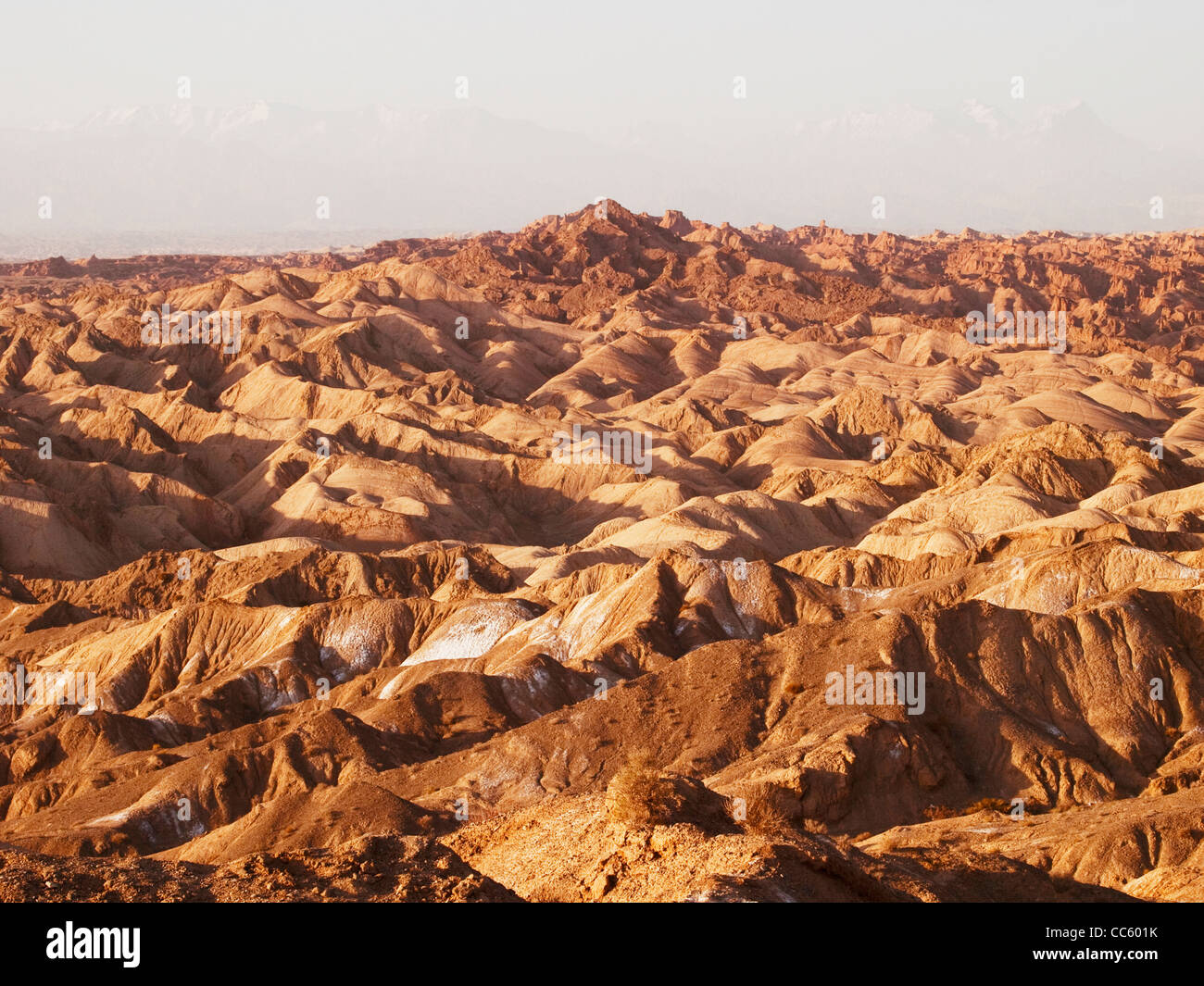 High angle view of the Wucaitan Park, Altay Prefecture, Xinjiang, China ...