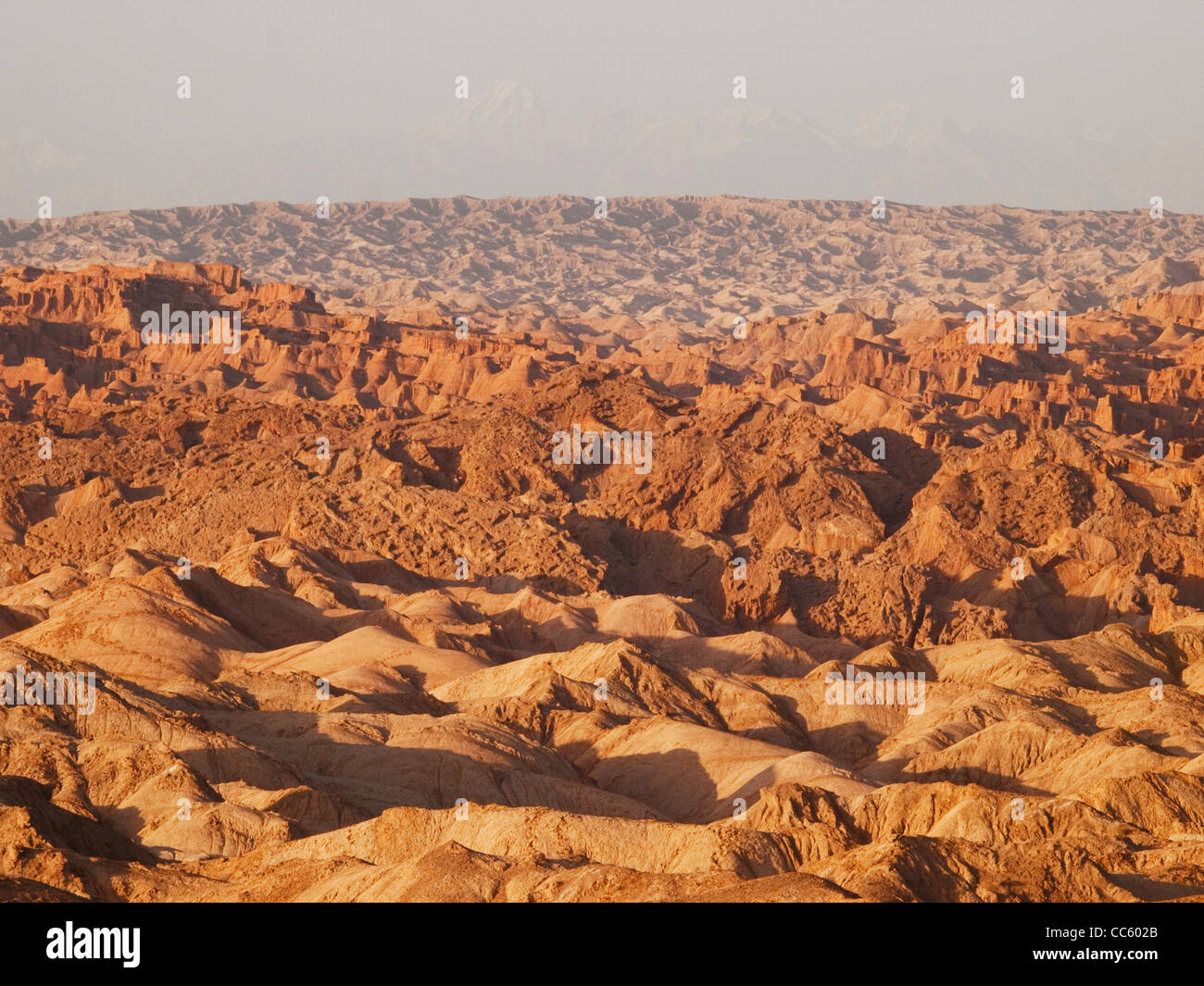 High angle view of the Wucaitan Park, Altay Prefecture, Xinjiang, China ...