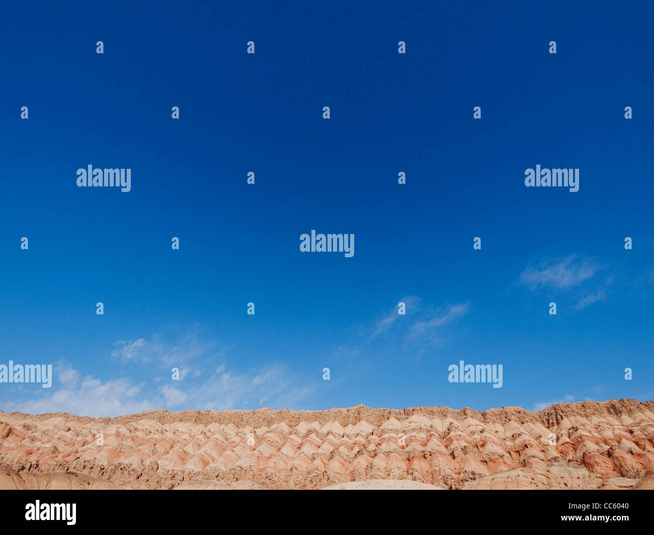 Wucaitan Park under the blue sky, Altay Prefecture, Xinjiang, China ...