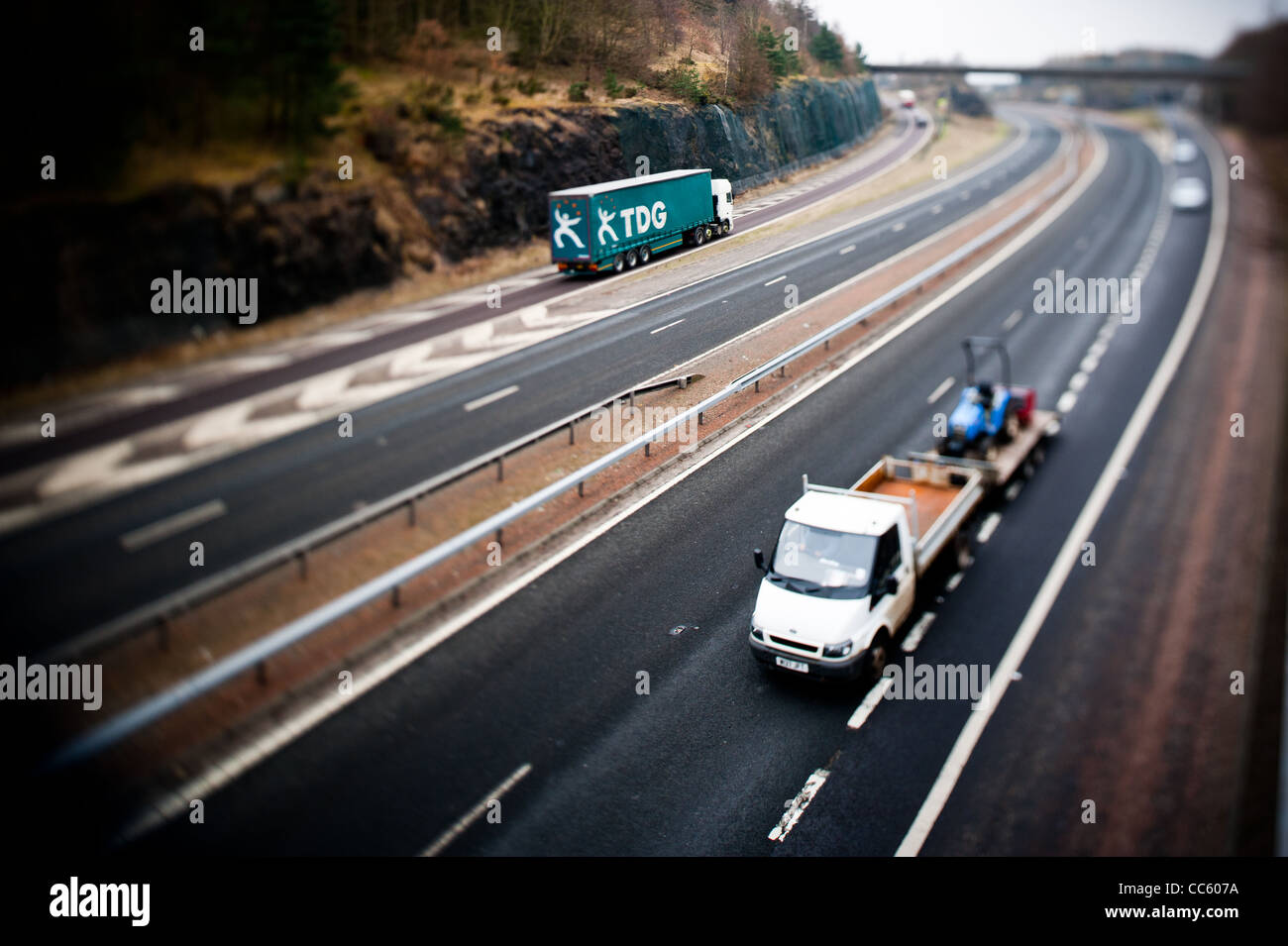 Lorry motorway speed hi-res stock photography and images - Alamy