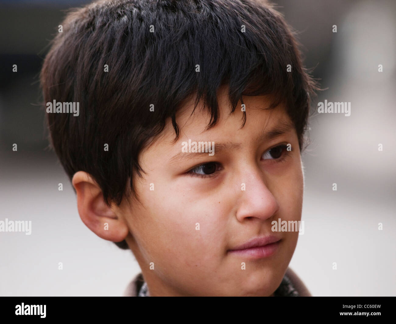 Uyghur boy, Xinjiang, China Stock Photo - Alamy