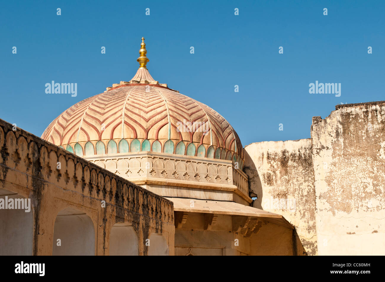Dome, Amber Fort Palace, Jaipur, Rajasthan, India Stock Photo - Alamy