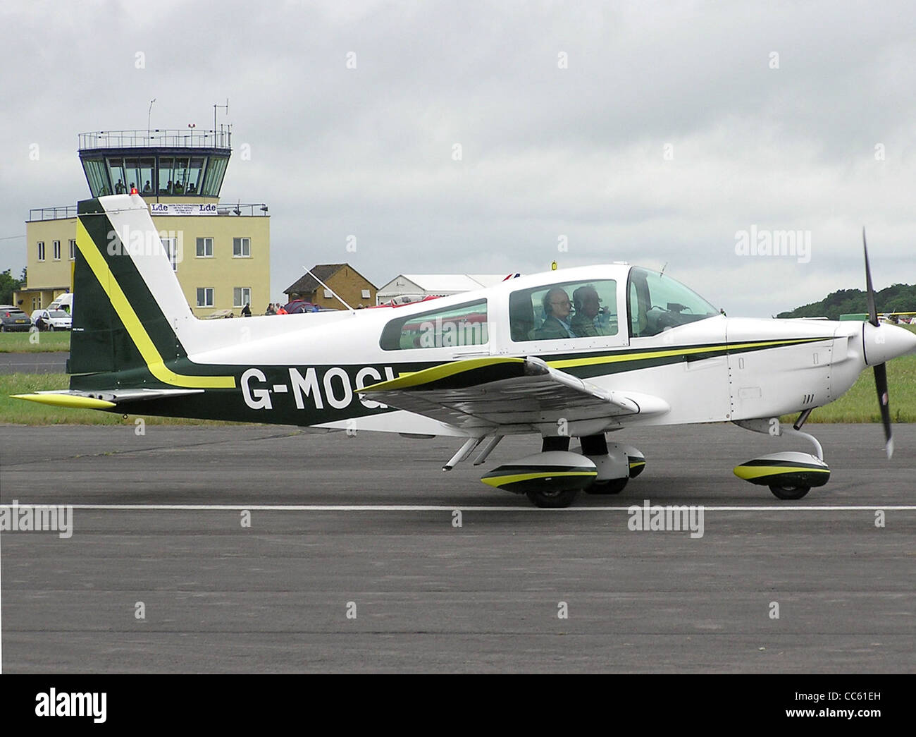 The Grumman AA-5A Cheetah, registered G-MOGI, is a light, single-engine ...