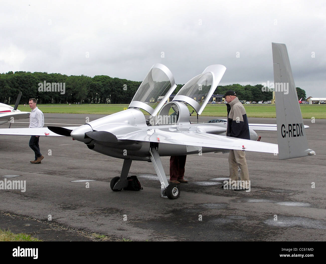 The Berkut 360, registered G-REDX, is a home-built aircraft that ...