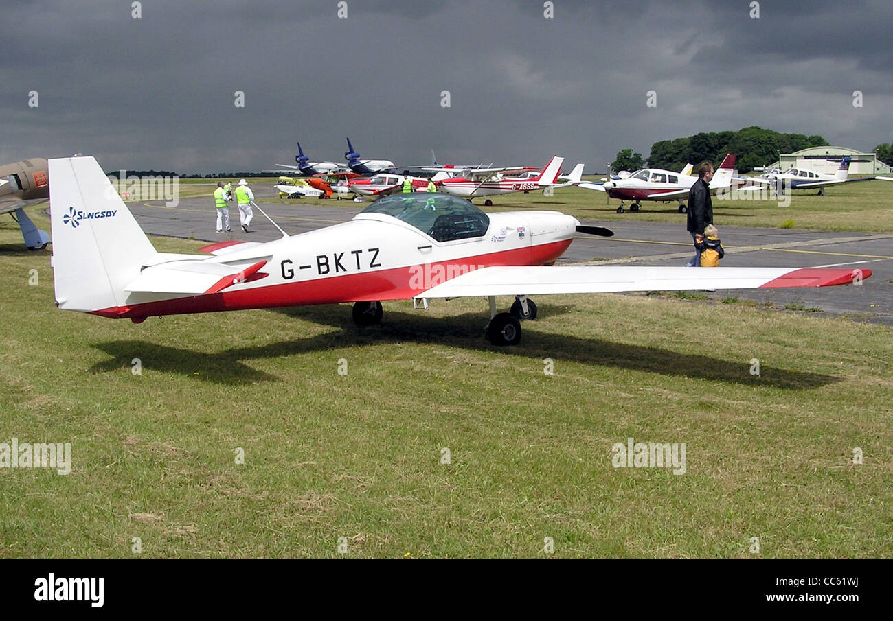 Slingsby t67m firefly uk registration g bktz at kemble airfield hi-res ...