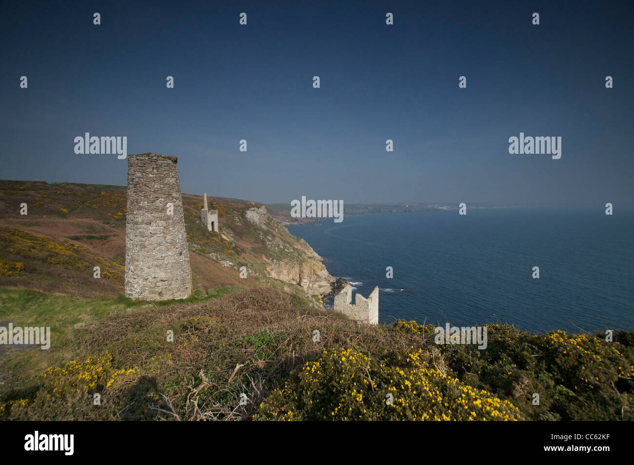 Rinsey Head, Mines, Cornwall Stock Photo - Alamy