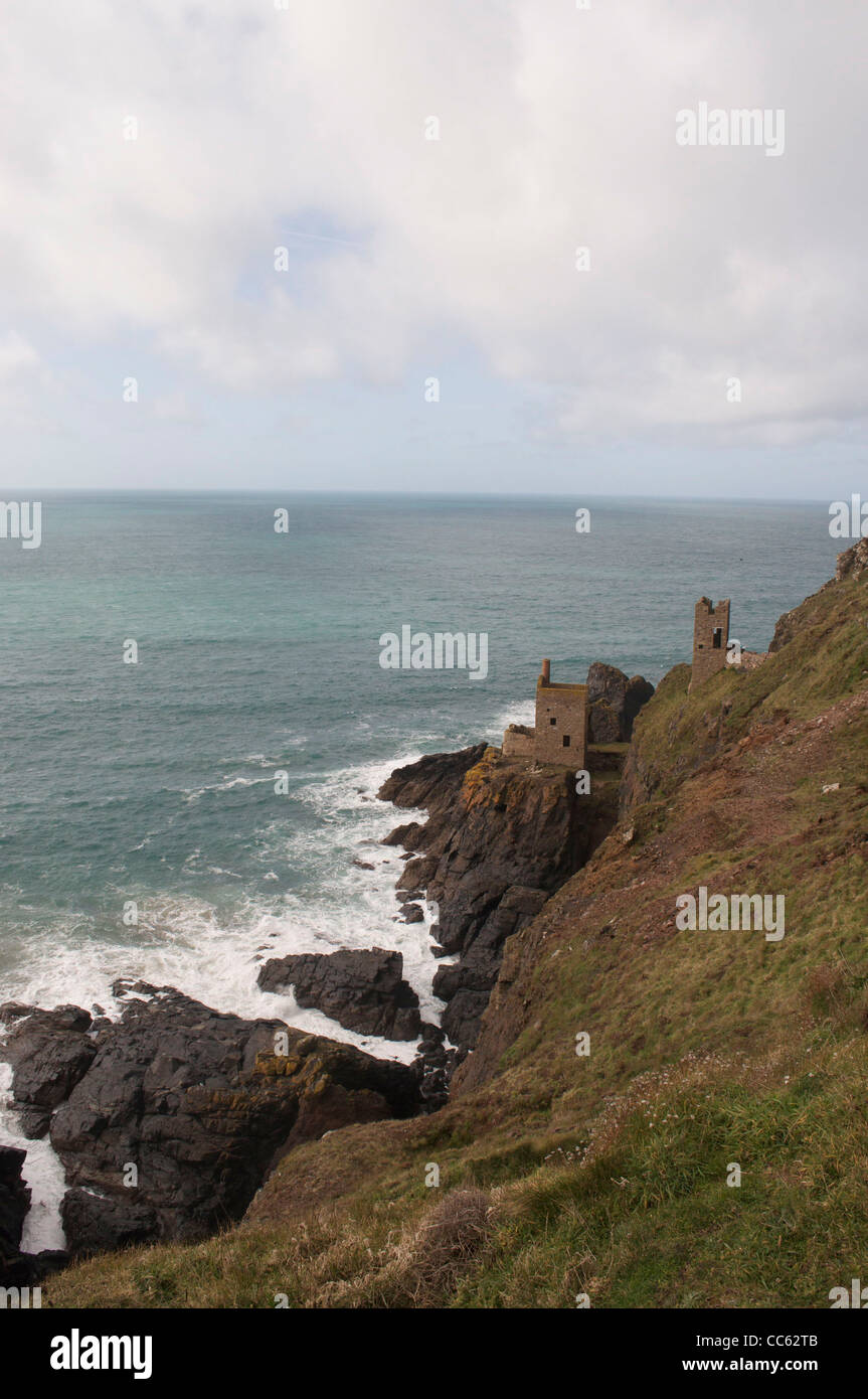 Botallack, Crowns Mine, Cornwall Stock Photo - Alamy