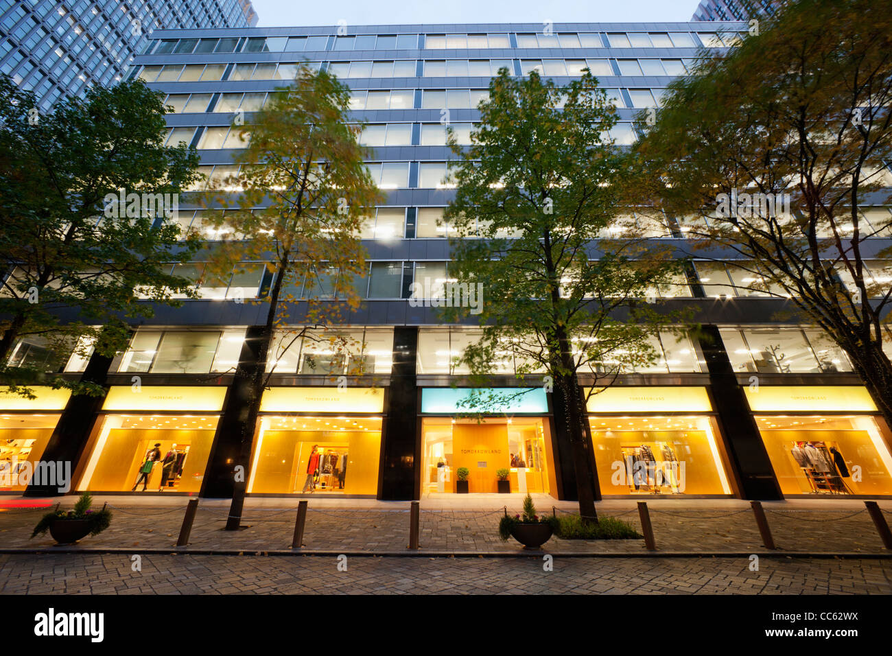 Japan, Tokyo, Marunouchi, Marunouchi Naka-dori Street Stock Photo - Alamy