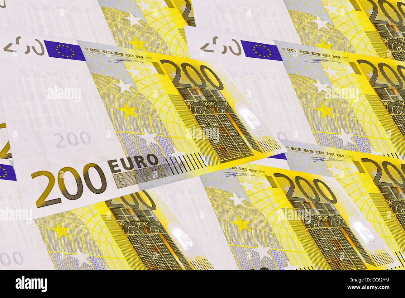 Background created from many 200 euro banknotes Stock Photo - Alamy