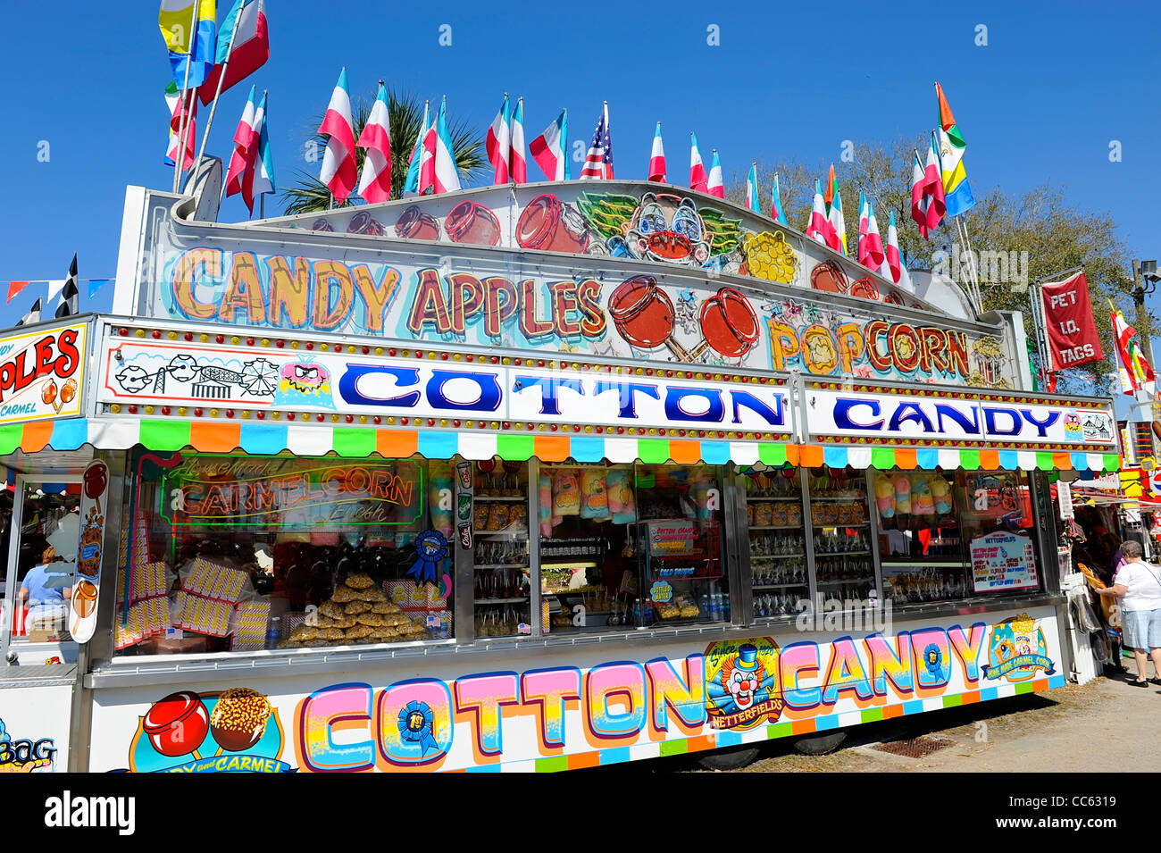 Florida State Fair Tampa Florida food concession Stock Photo - Alamy