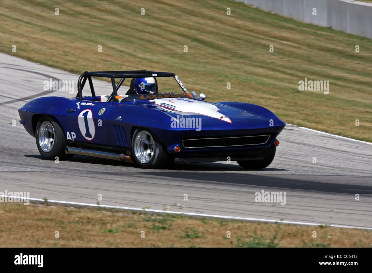 Vintage Sports Car Racing Road America, Wisconsin Stock Photo - Alamy