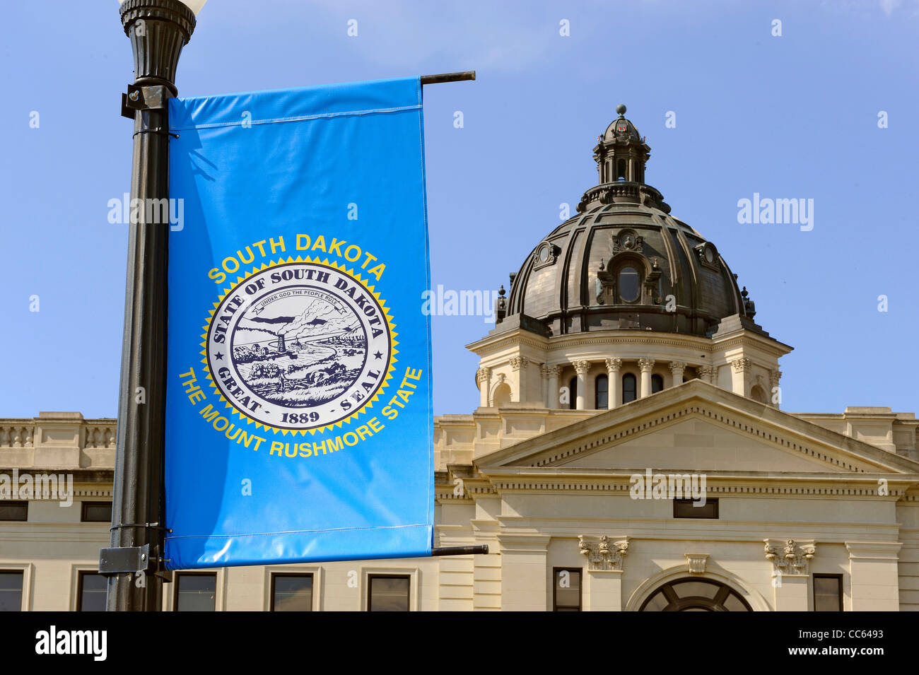 South Dakota State Capitol Building Complex Stock Photo - Alamy