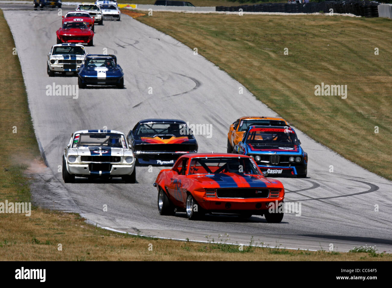 Vintage Sports Car Racing Road America, Wisconsin Stock Photo - Alamy