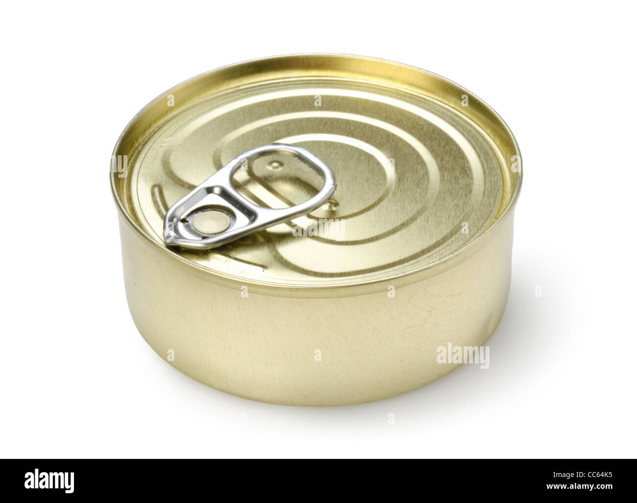 Canned pate isolated on a white background Stock Photo - Alamy