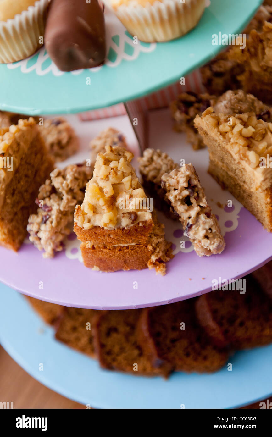 A tier of cakes and muffins Stock Photo - Alamy