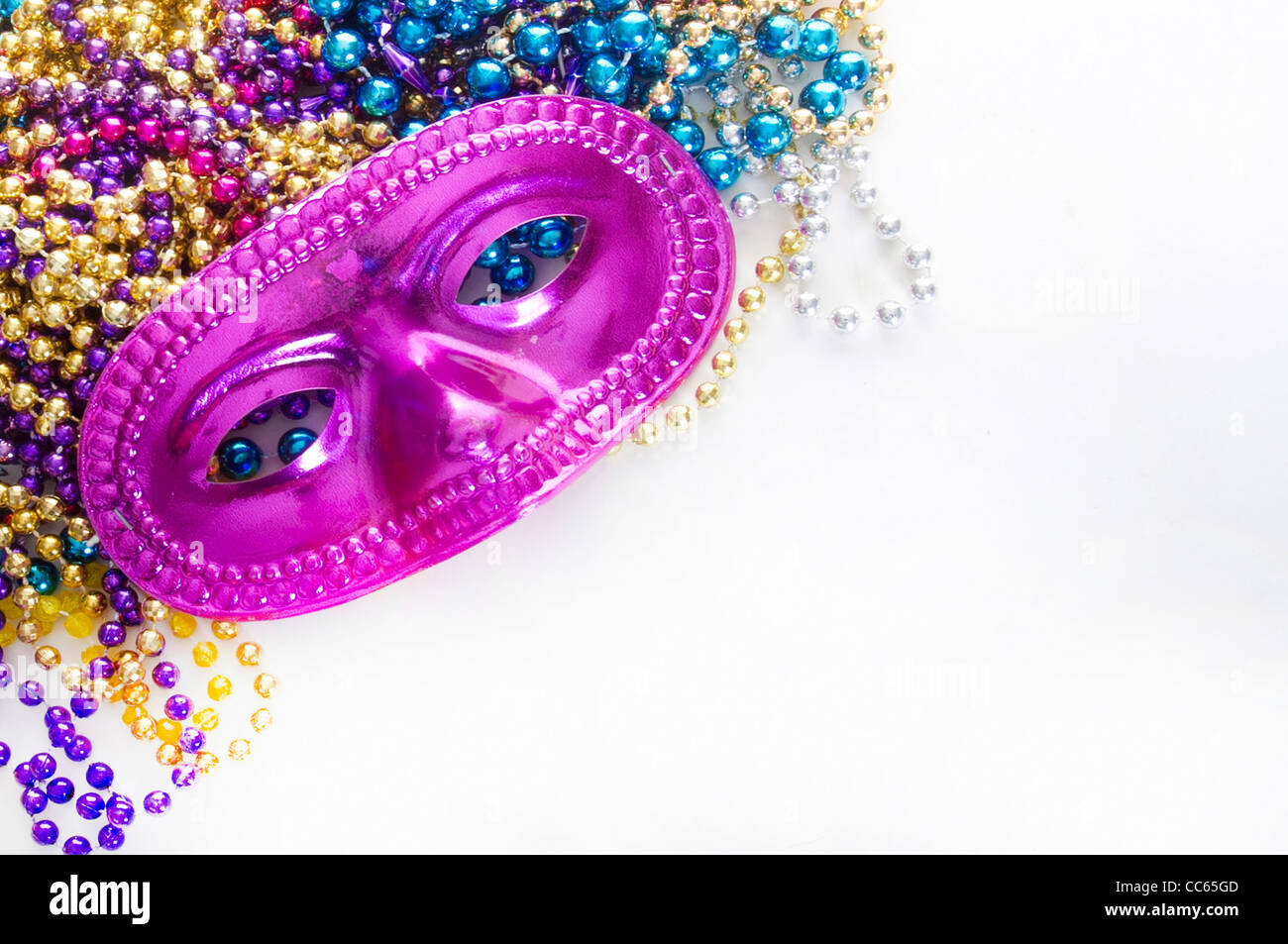 Mardi gras or carnival beads Stock Photo - Alamy