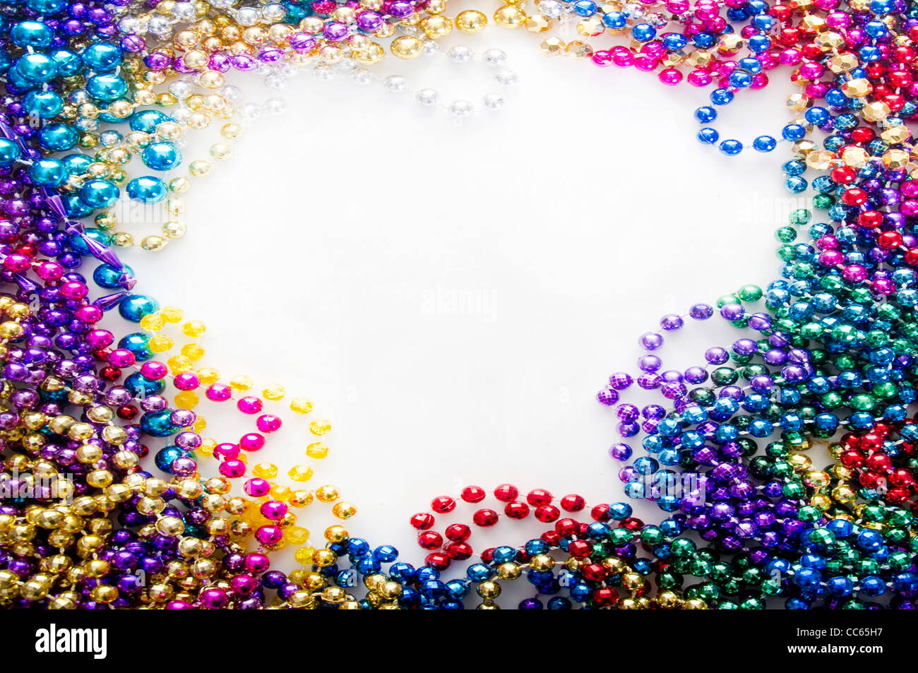 Mardi gras or carnival beads Stock Photo - Alamy