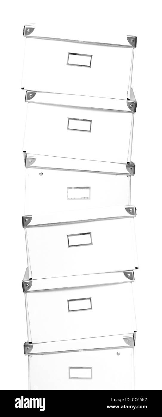 Archive box Black and White Stock Photos & Images - Alamy