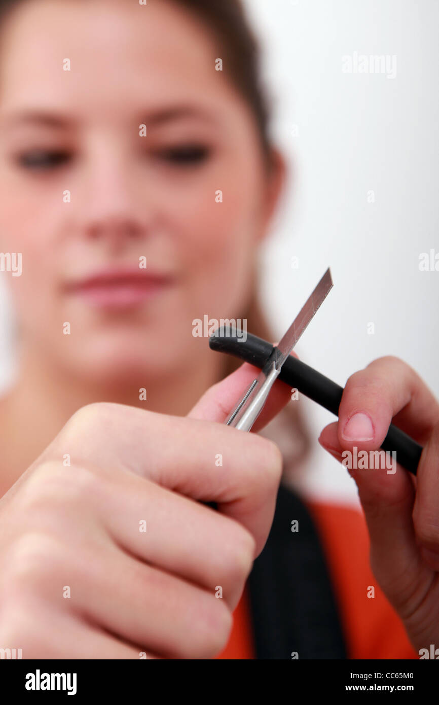 Instrument for cutting wire hi-res stock photography and images - Alamy