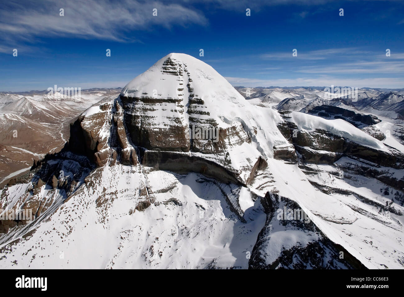 The holy Kangrinboqe Peak, Ngari, Tibet, China Stock Photo - Alamy