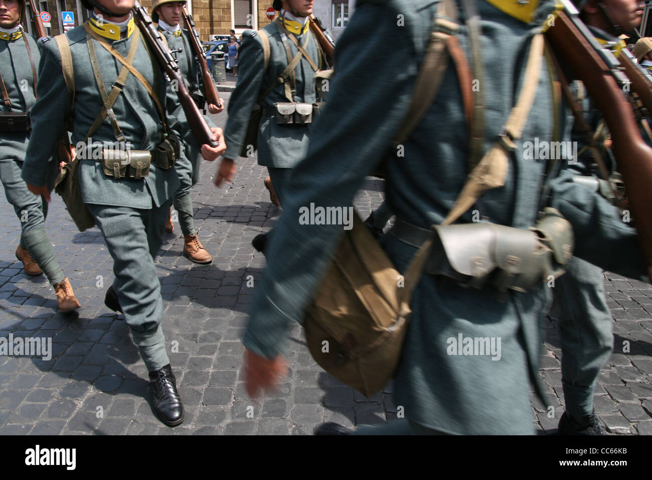 soldiers marching at the 2nd June parade in rome italy Stock Photo - Alamy