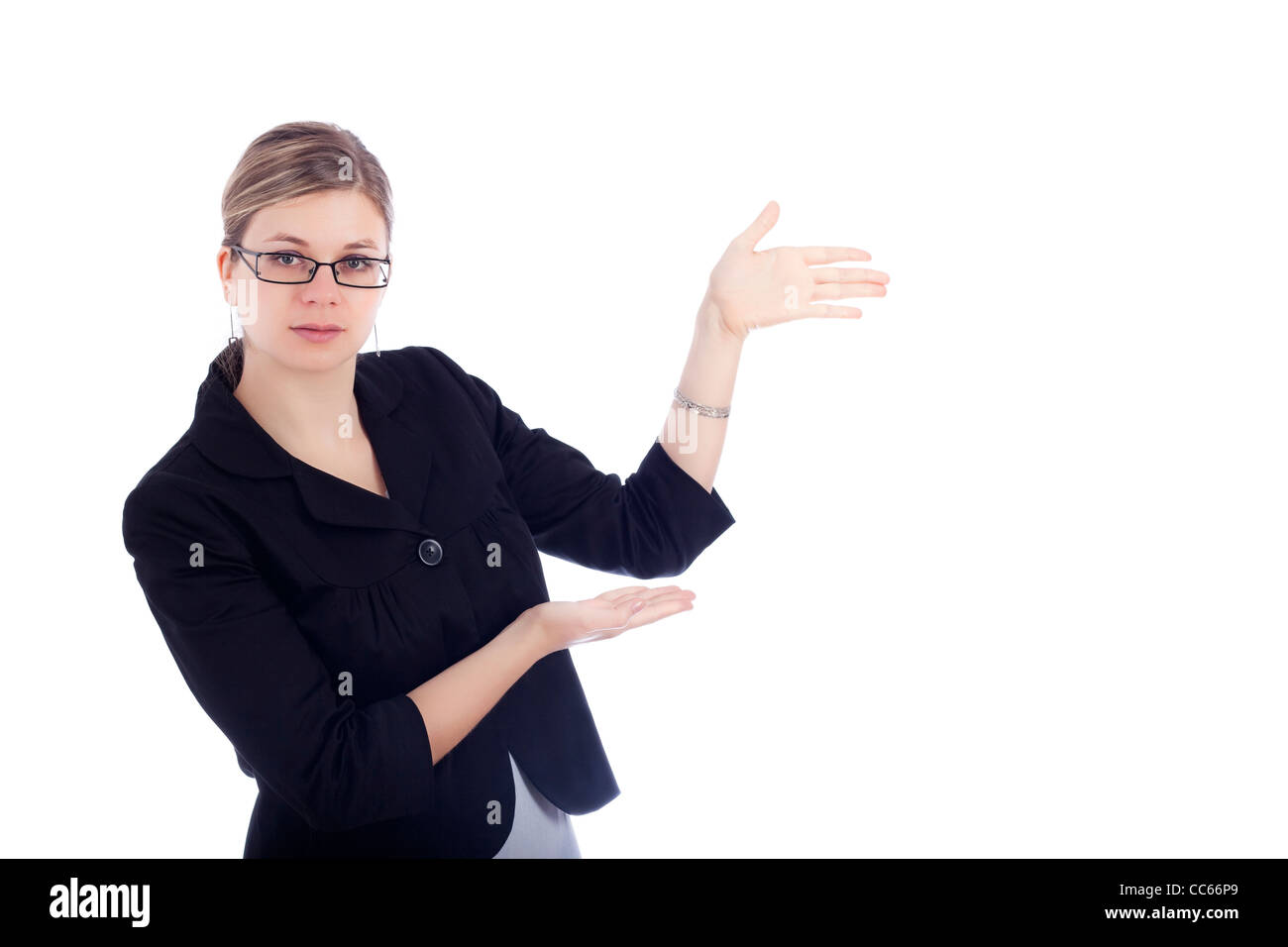Marketing business concept woman Cut Out Stock Images & Pictures - Alamy