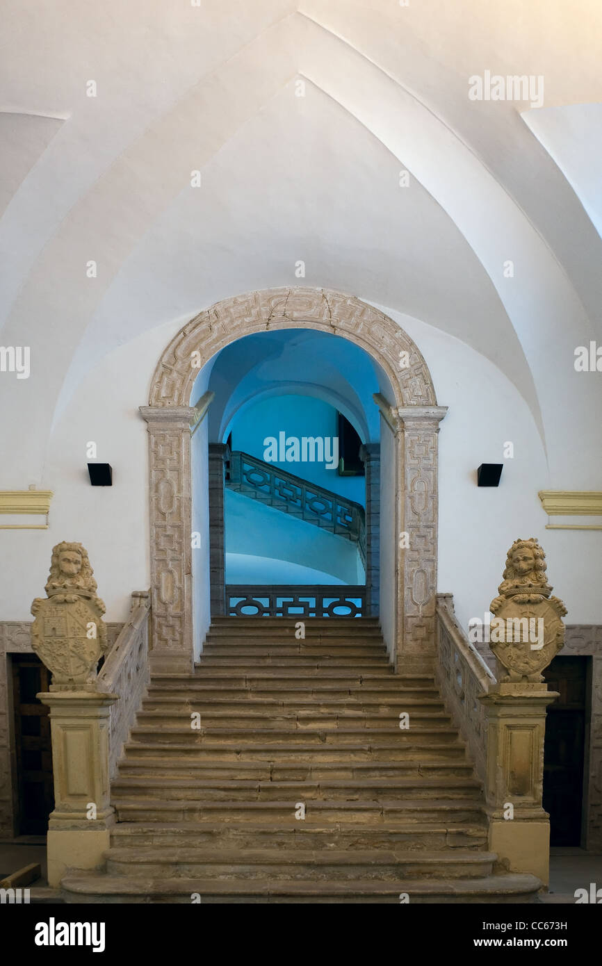 King's staircase, Monasterio de Yuso, Yuso Monastery, San Millan de ...