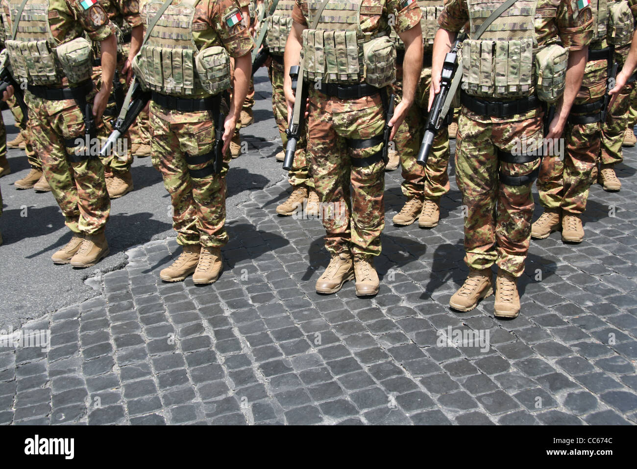 soldiers marching at the 2nd June parade in rome italy Stock Photo - Alamy