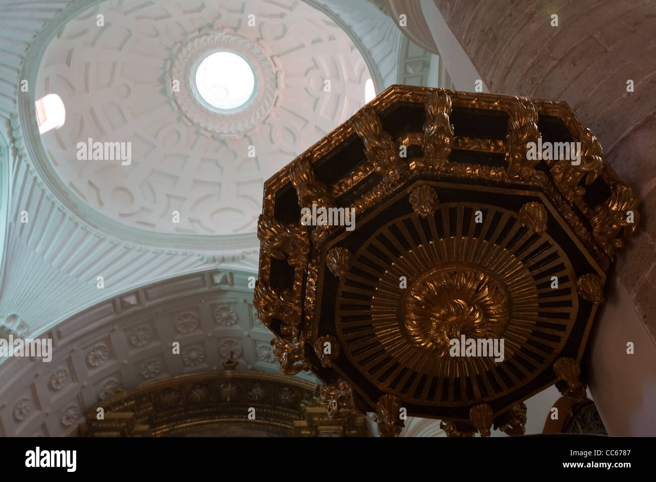 Pulpit, Benedictine Church, Monasterio de Yuso, Yuso Monastery, San ...