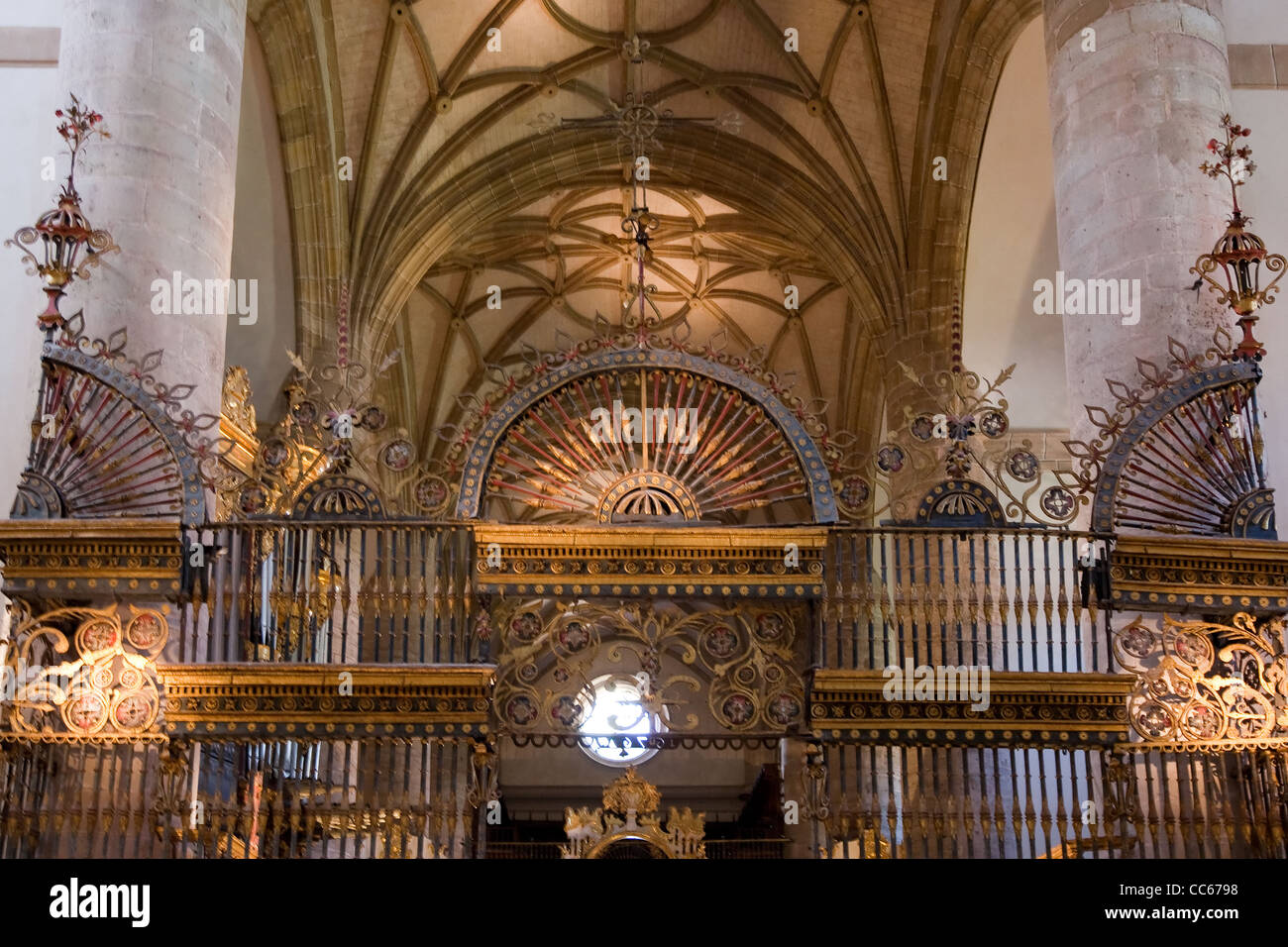 Entrance to Choir, Benedictine Church, Monasterio de Yuso, Yuso ...