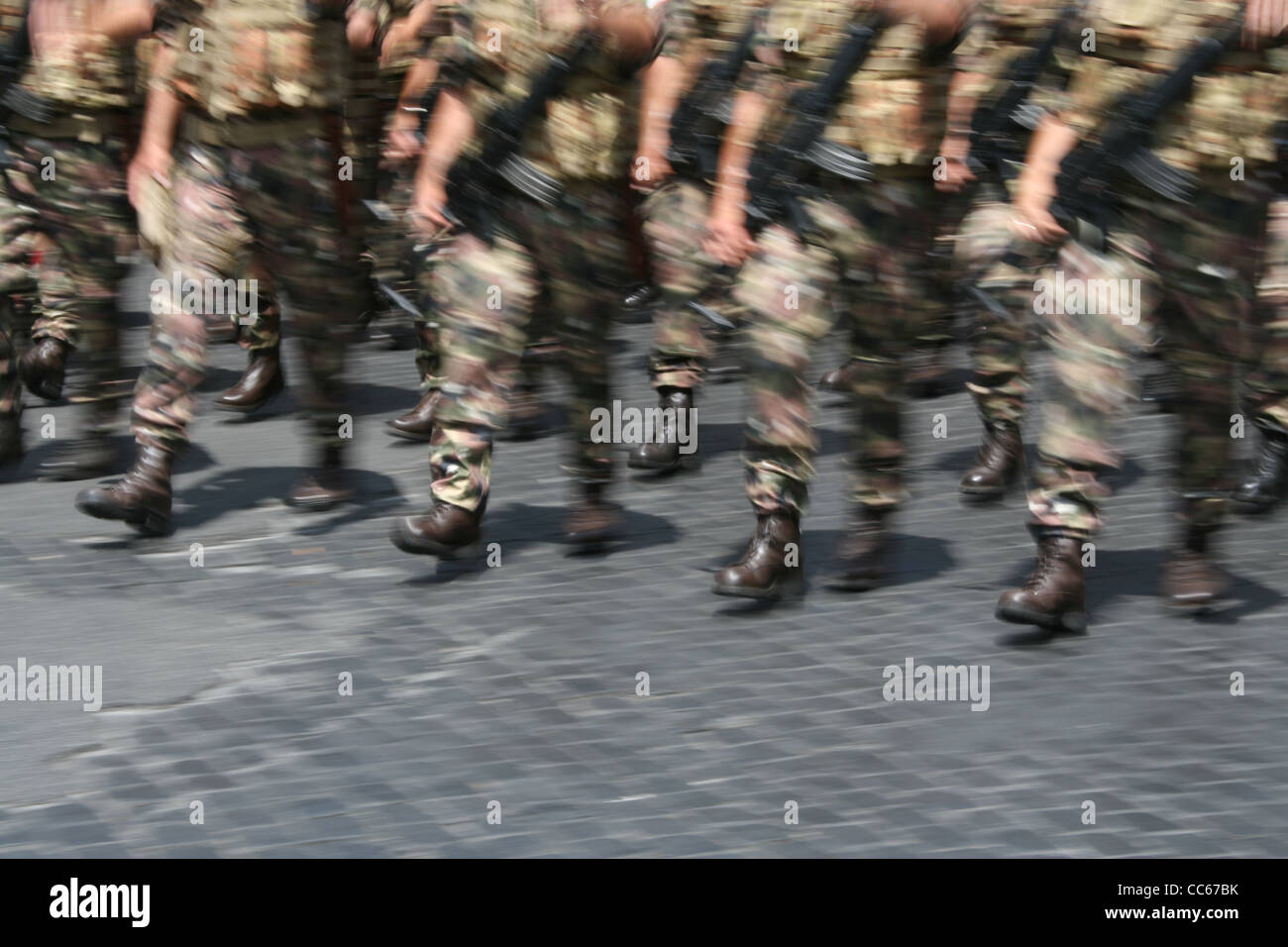 soldiers marching at the 2nd June parade in rome italy Stock Photo - Alamy