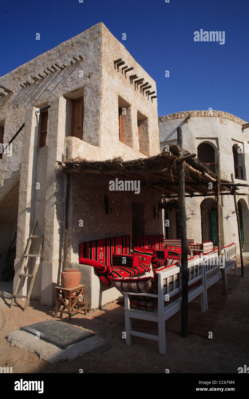 The covered streets in a Doha Souk (souq Stock Photo - Alamy