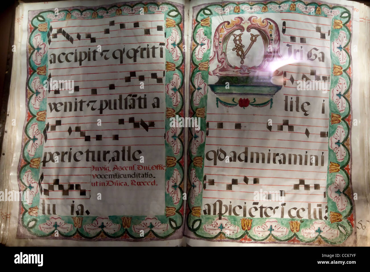Gregorian chant manuscript hi-res stock photography and images - Alamy