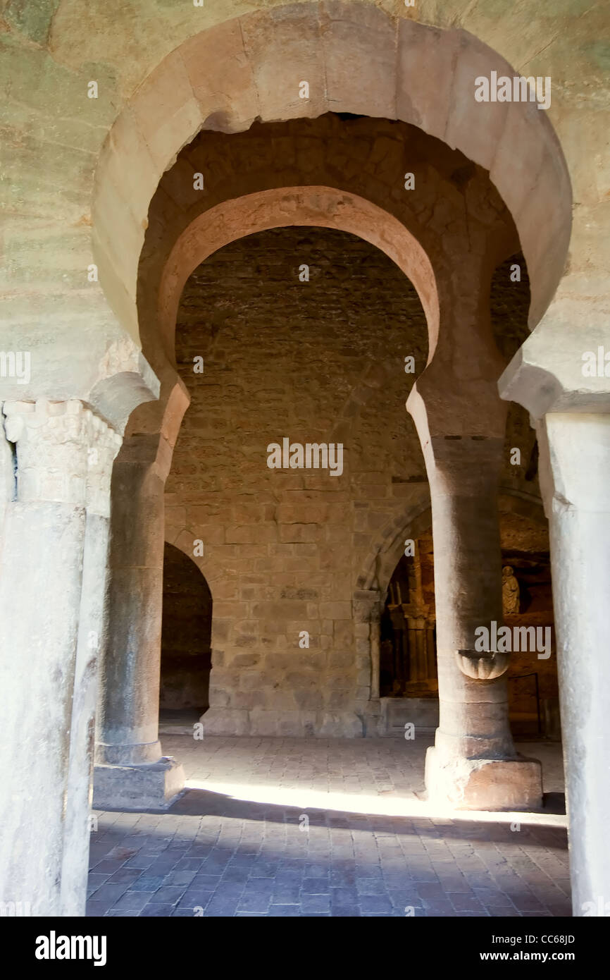 Interior, Monasterio de Suso, Suso Monastery, San Millan de Cogolla, La ...
