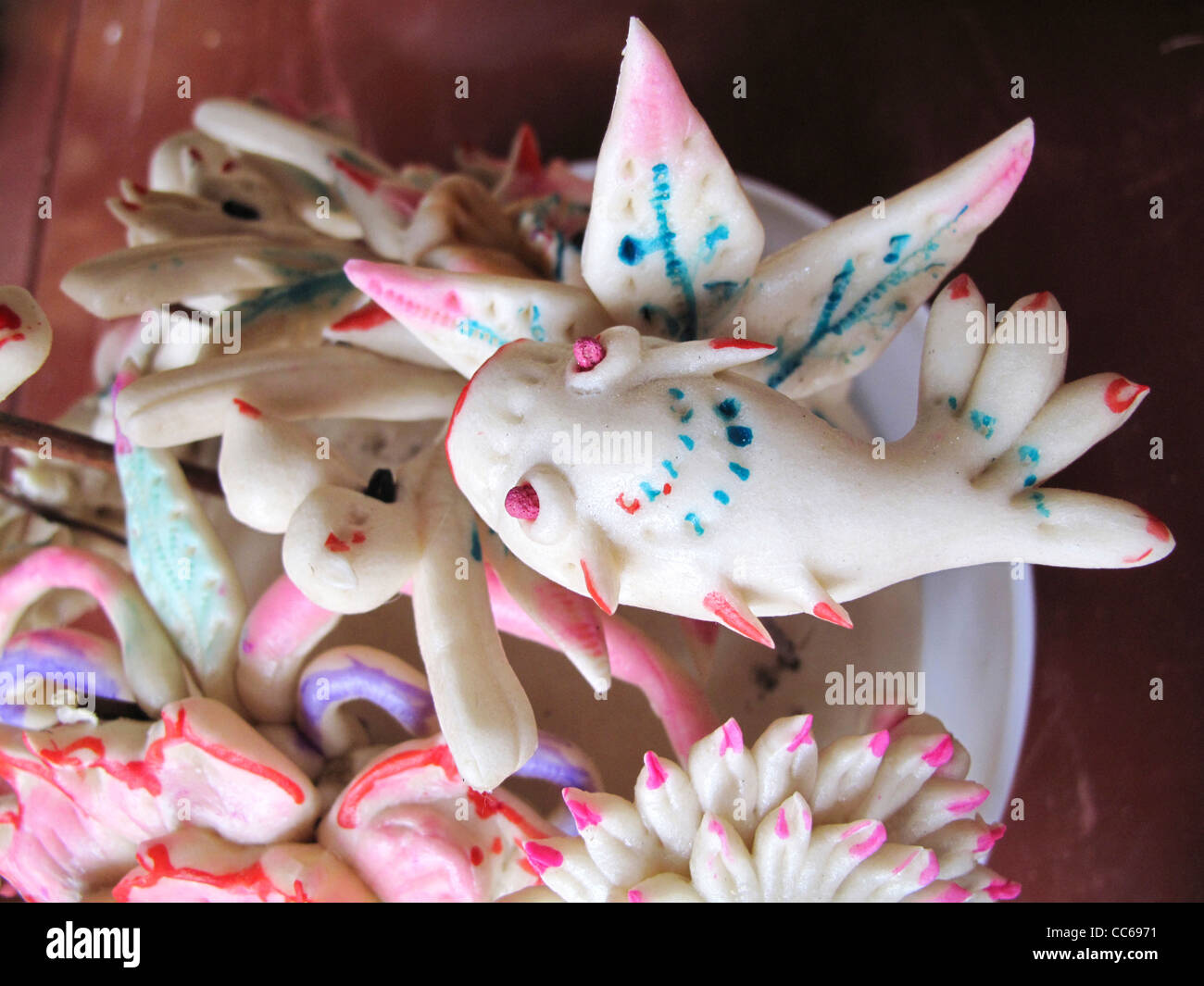 Dough models of fish, Linfen, Shanxi , China Stock Photo - Alamy