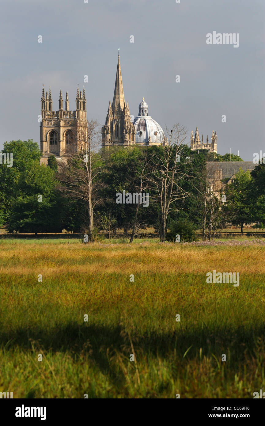 Oxford (Britain) - View from fields Stock Photo - Alamy