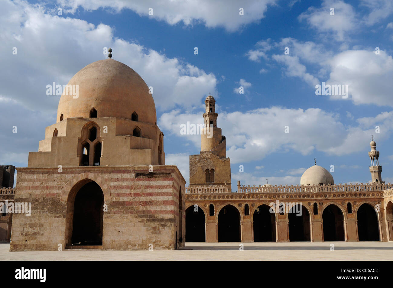 Mosque of Ibn Tulun, built in the classical 9-10th century Abbasid ...