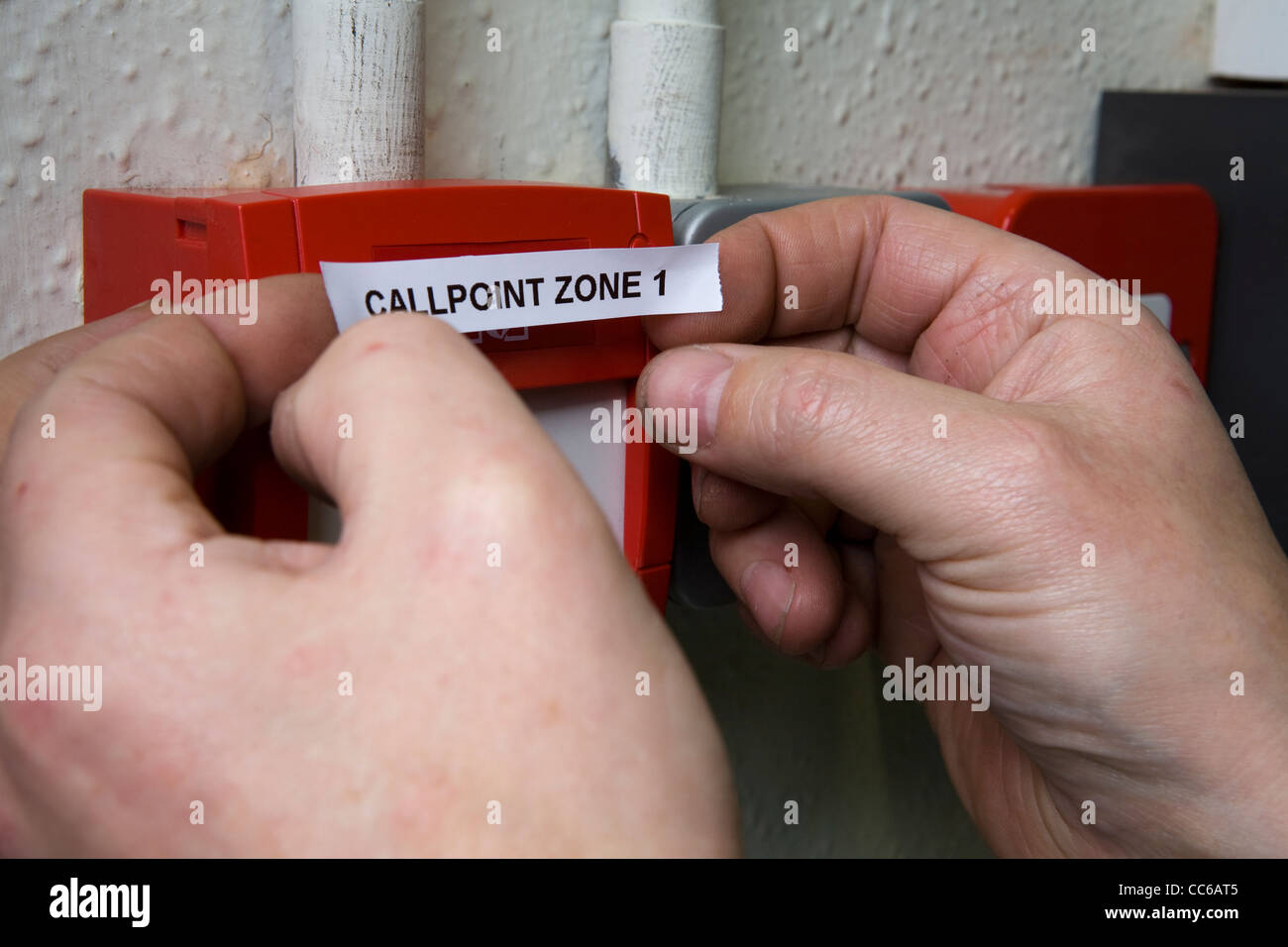 Fire break glass point hi-res stock photography and images - Alamy