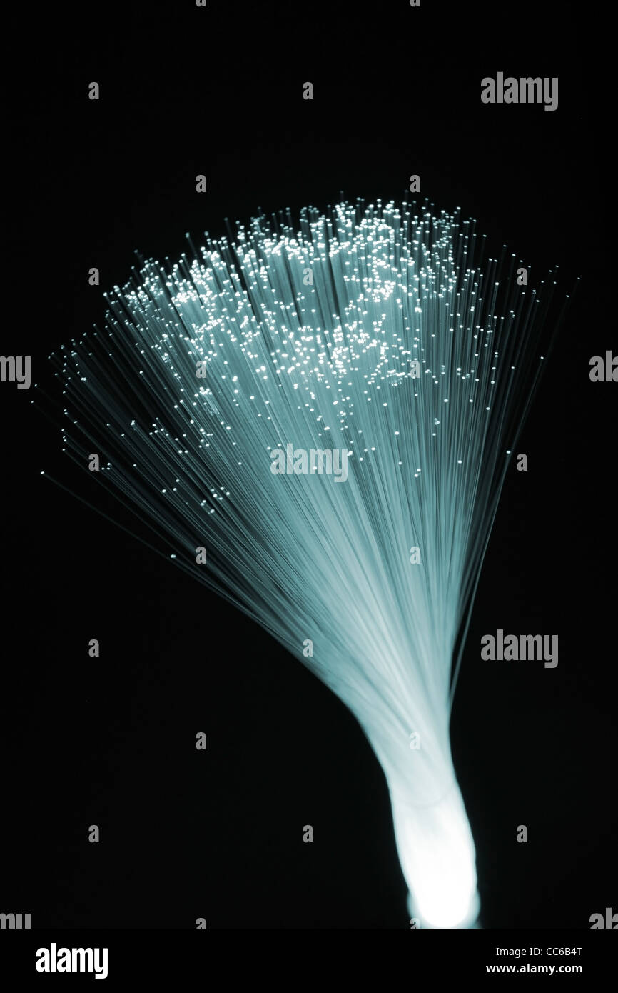 Fiber optics background with lots of light spots Stock Photo - Alamy