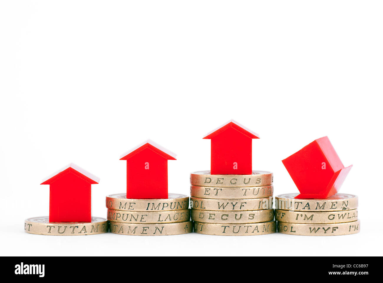 Stacks british currency notes hi-res stock photography and images - Alamy